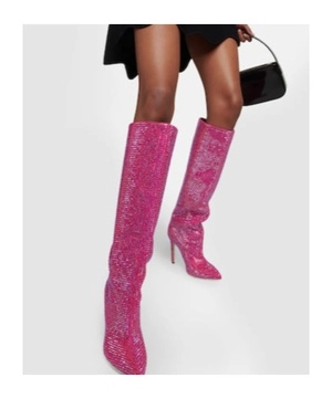 Paris Texas Holly Embellished Knee-high Boots