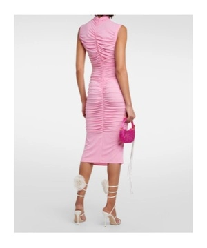 Magda Butrym Floral Appliqué Knit Midi Dress