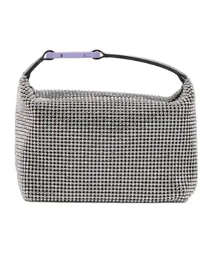 EERA Moonbag Embellished Shoulder Bag - Gray