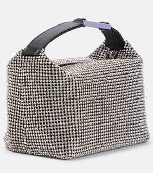 EERA Moonbag Embellished Shoulder Bag - Gray