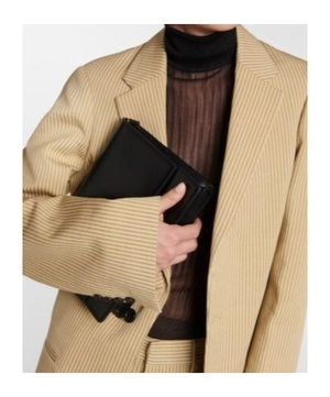 PETAR PETROV Isaac Striped Cotton-blend Blazer