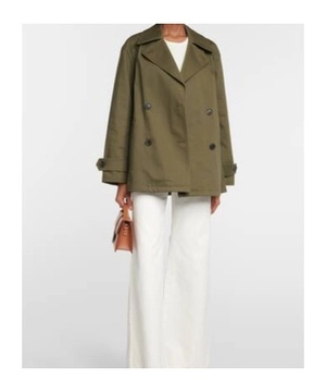 NILI LOTAN Lapel Trench Coat