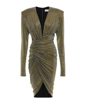 Alexandre Vauthier Crystal-embellished Jersey Minidress - Green
