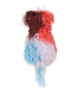 Attico Keri Feather-embellished Minidress - Multicolor