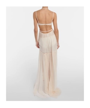 NENSI DOJAKA Bridal Silk Chiffon Gown