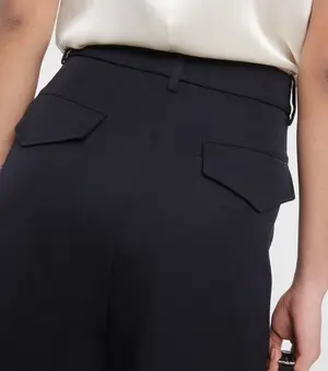 NILI LOTAN Johan Virgin Wool Wide-leg Trousers