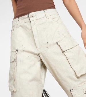 Attico Denim Cargo Pants