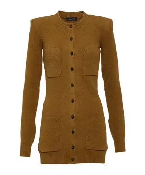 Wardrobe.NYC Button-front Cardigan - Brown