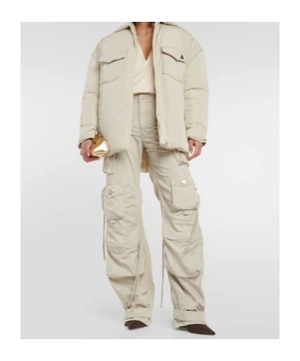 Attico Long-sleeved Cotton-padded Jacket
