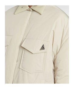 Attico Long-sleeved Cotton-padded Jacket
