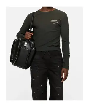 Acne Studios Distressed Logo T-shirt