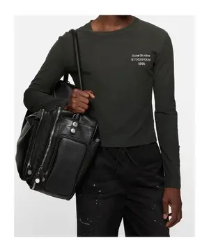 Acne Studios Distressed Logo T-shirt