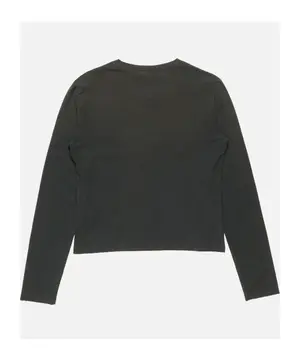 Acne Studios Distressed Logo T-shirt - Faded Black