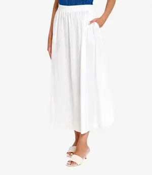 KAOS Flared Elastic Waist Skirt