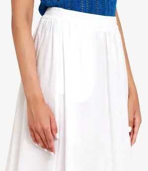 KAOS Flared Elastic Waist Skirt