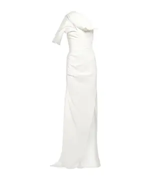 Maticevski Darkness One-shoulder Gown - White