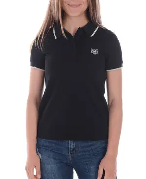 Kenzo Logo Slim Polo Shirt - Black