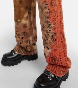 Alanui Tie-dye Cotton Piqué Pants