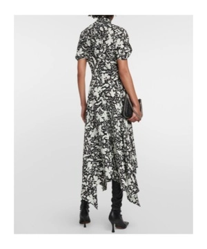 Stella McCartney Floral Silk Midi Dress