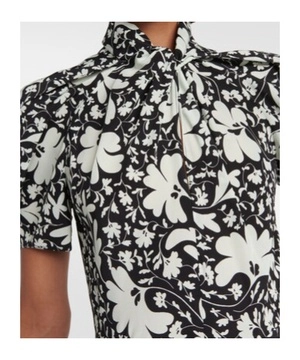 Stella McCartney Floral Silk Midi Dress