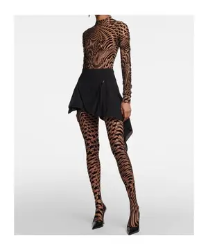 MUGLER Asymmetric Mini Skirt