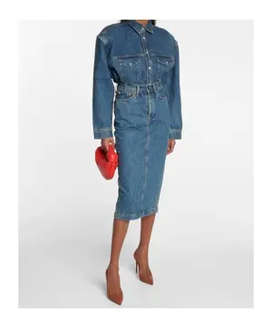 Wardrobe.NYC Denim Jacket With Chest Pockets