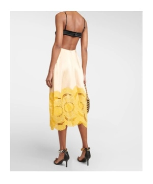 Stella McCartney Embroidered Cutout Gown