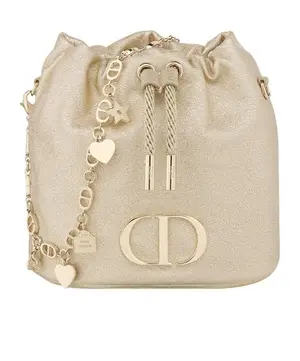 Dior Drawstring Shoulder Bag - Nude