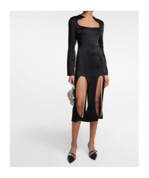 CHRISTOPHER KANE Cutout Embellished Midi Dress