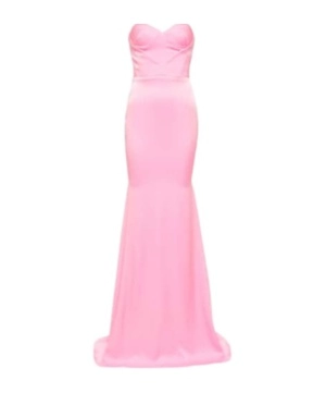 Alex Perry Barkley Strapless Satin Crêpe Gown - Pink