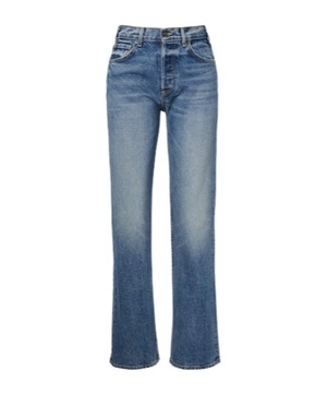 NILI LOTAN Briana Straight Jeans - Blue