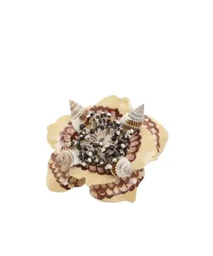 Valentino Garavani Flower Brooch - Yellow