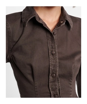 Magda Butrym Peplum Denim Jacket