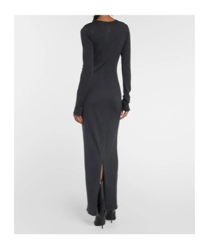 Magda Butrym Cutout Silk Maxi Dress
