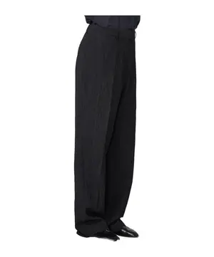 Officine Générale Casual Pants With Belt Loops - Black