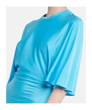 Stella McCartney Draped Asymmetric Maxi Dress