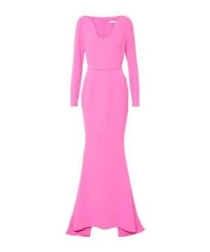 SAFIYAA LONDON Crepe Dress - Pink