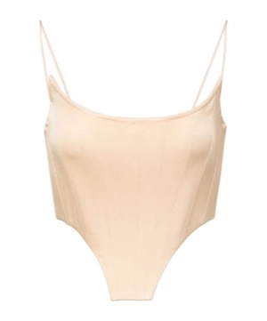 Alex Perry Satin Bustier Top