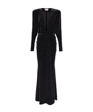 Alexandre Vauthier Crystal-embellished Gown - Black