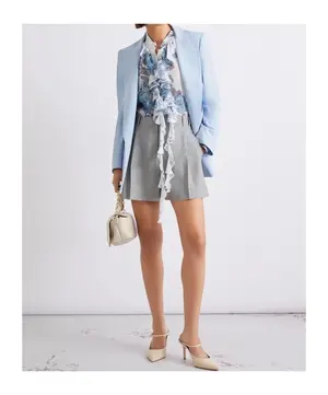 Marella Ruched Floral Shirt