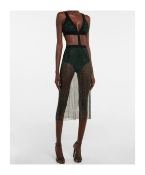CHRISTOPHER KANE Embellished Tulle Midi Dress
