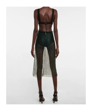 CHRISTOPHER KANE Embellished Tulle Midi Dress