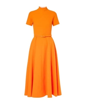 EMILIA WICKSTEAD Midi Dress - Orange