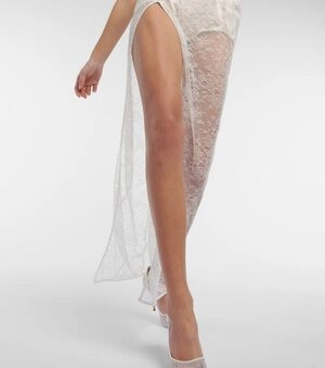 NENSI DOJAKA Bridal Lace Cutout Gown