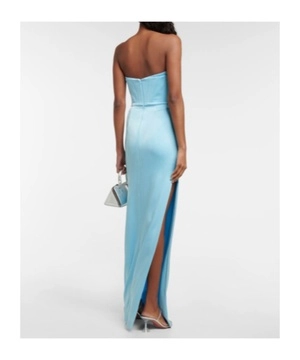 Alex Perry Honore Satin Maxi Dress