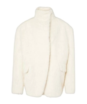 Magda Butrym Alpaca-blend Jacket - White