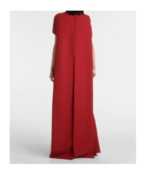 SAFIYAA LONDON Ginkgo Cape Gown