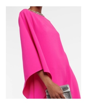 SAFIYAA LONDON Arama Embellished Crepe Gown