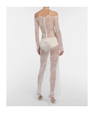 NENSI DOJAKA Bridal Cutout Lace Gown