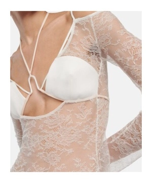 NENSI DOJAKA Bridal Cutout Lace Gown